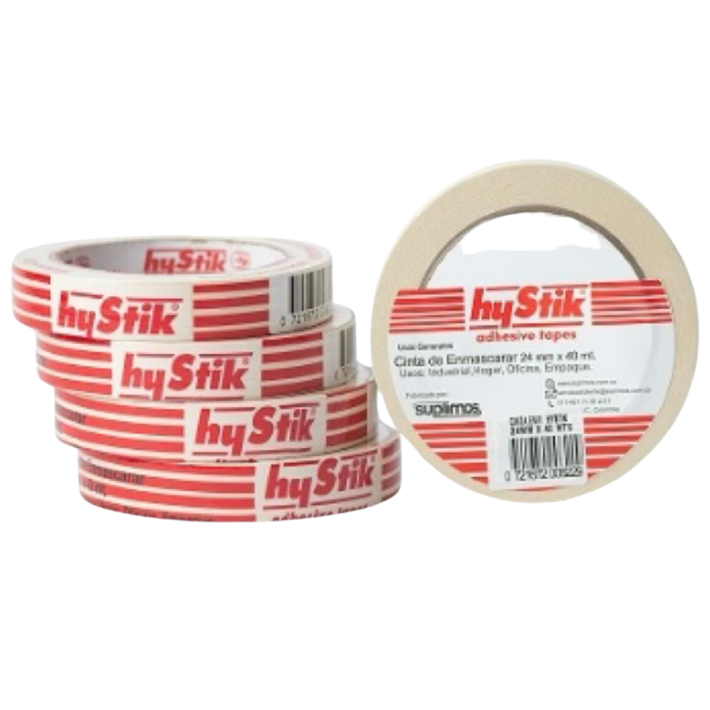 Cintas de Enmascarar – Hystik – Cintas Adhesivas Industriales en Colombia